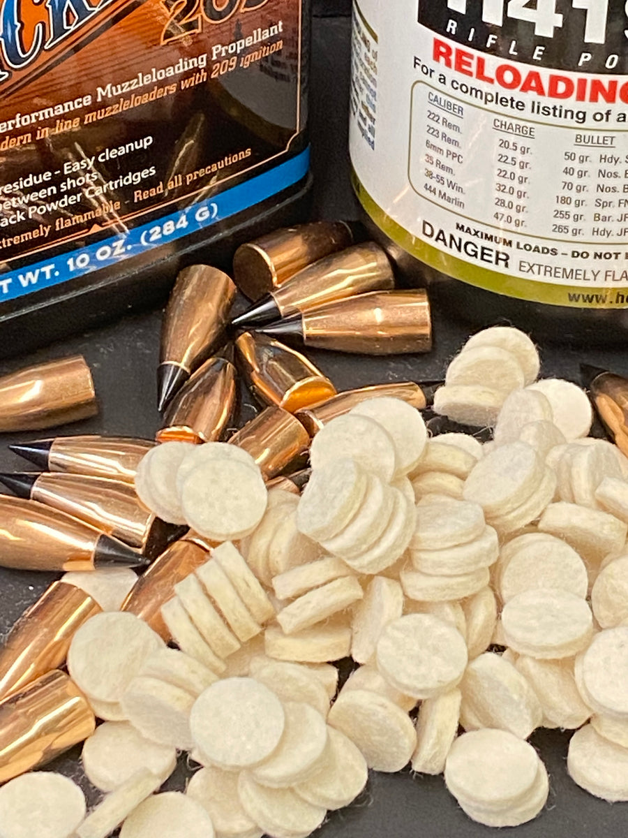 40 CALIBER WOOL WADS | Bag of 50 – Parker Productions Inc